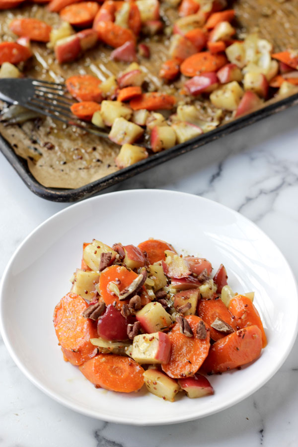Maple-Mustard Roasted Carrots & Apples - Alternative Dish