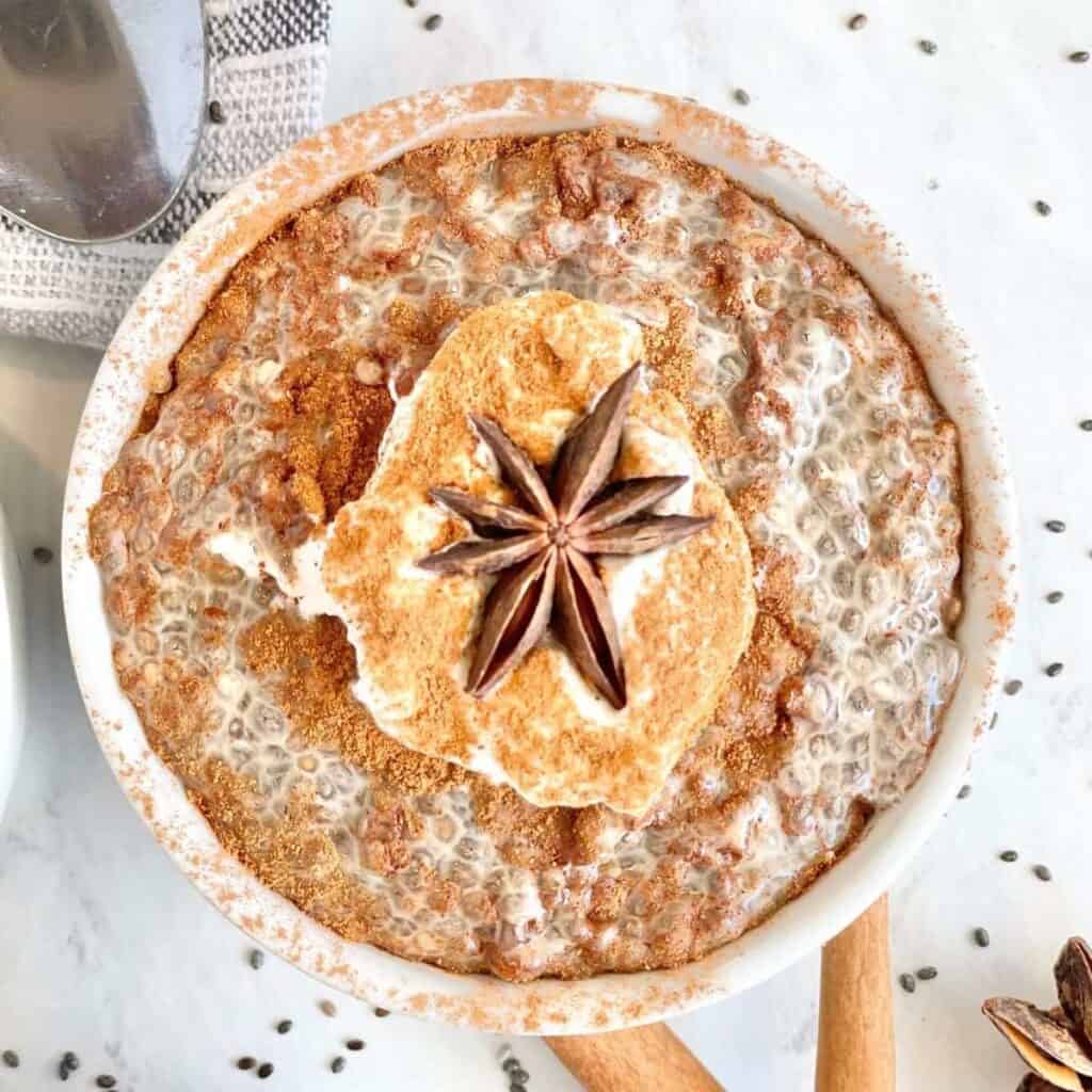 Vegan Chai Chia Pudding - Alternative Dish