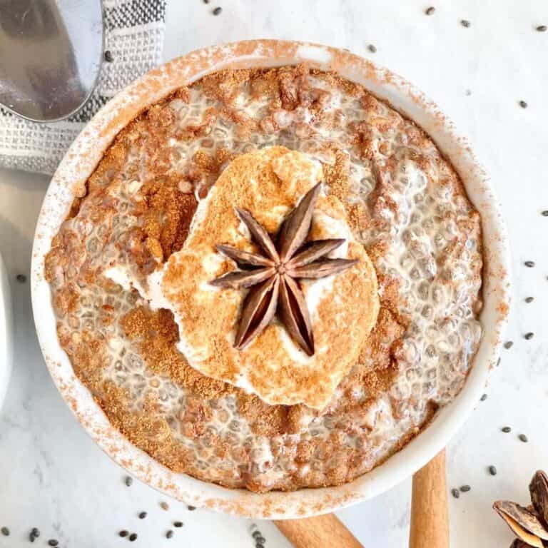 Vegan Chai Chia Pudding - Alternative Dish
