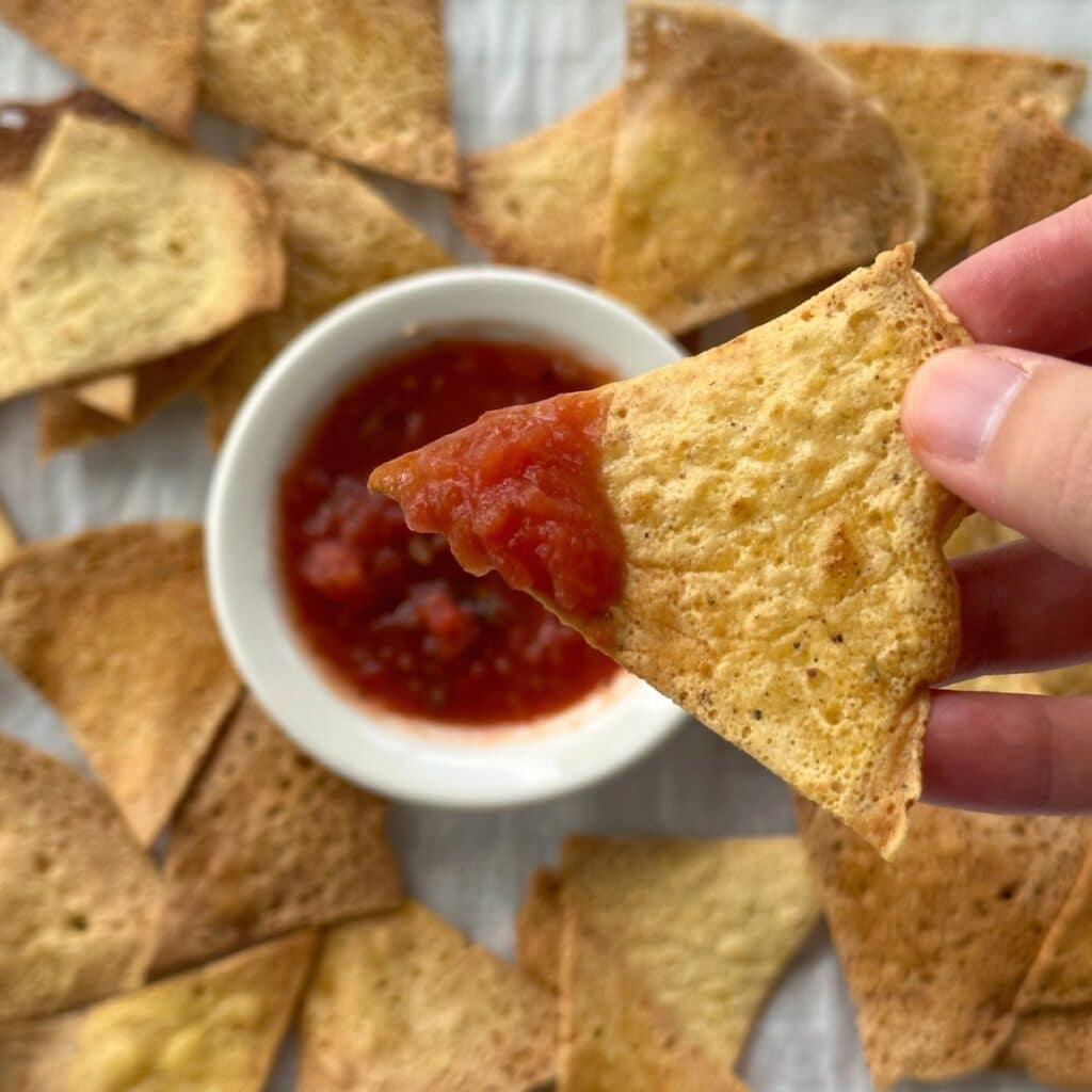 Chickpea Chips (Homemade Tortilla Chip Recipe) - Alternative Dish