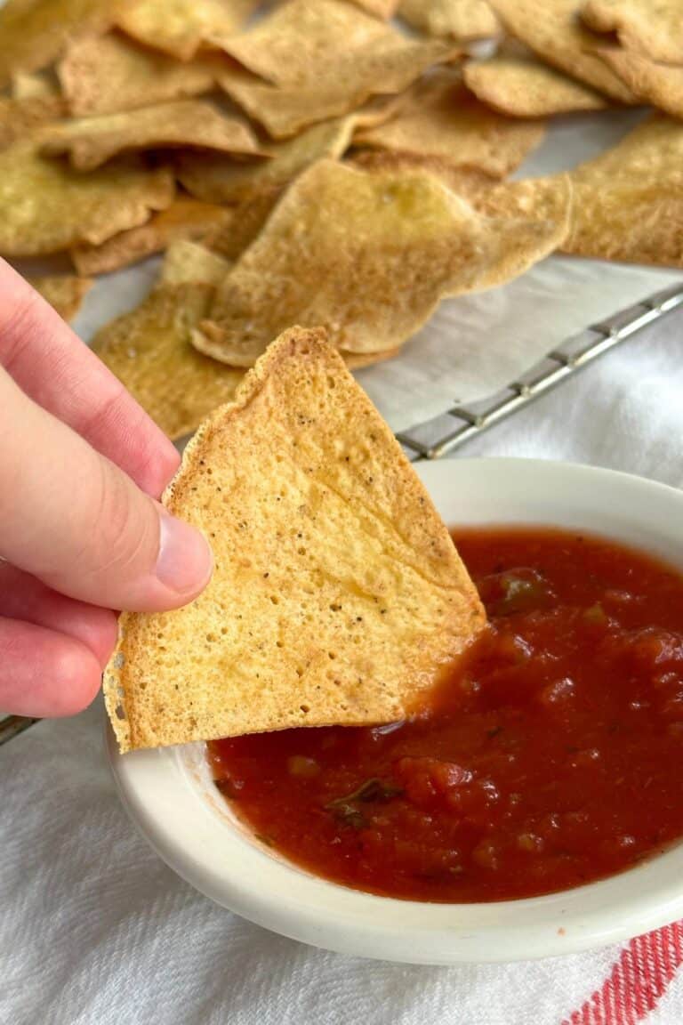 Chickpea Chips (Homemade Tortilla Chip Recipe) - Alternative Dish