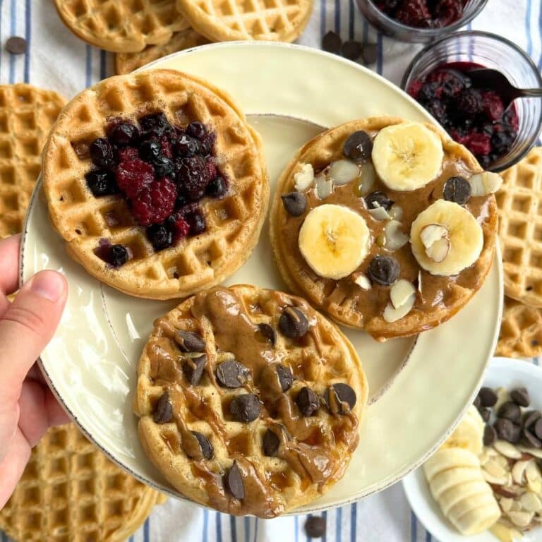Vegan Protein Powder Waffles (Quick & Easy Recipe) - Alternative Dish