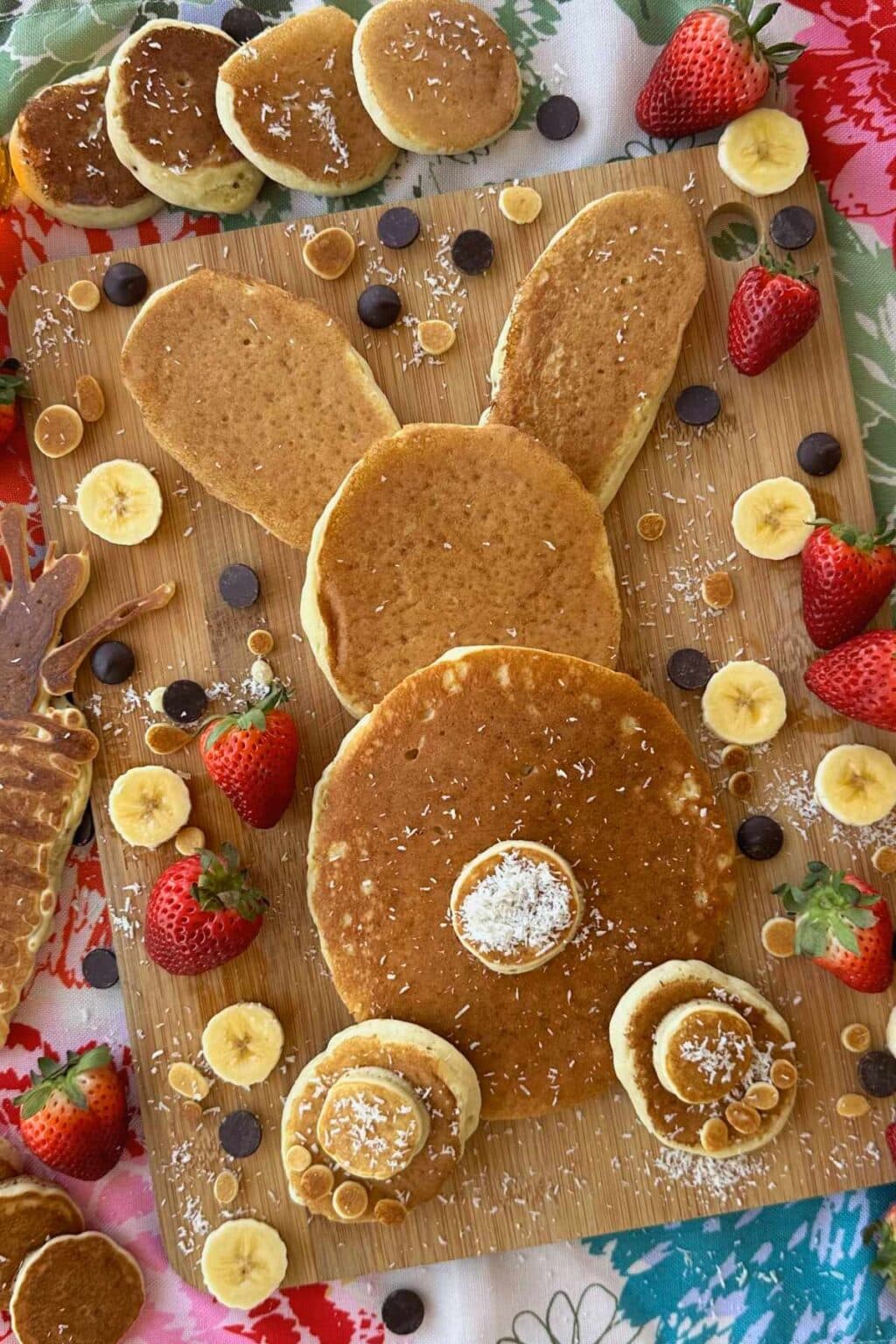 Vegan Easter Bunny Pancakes - Alternative Dish