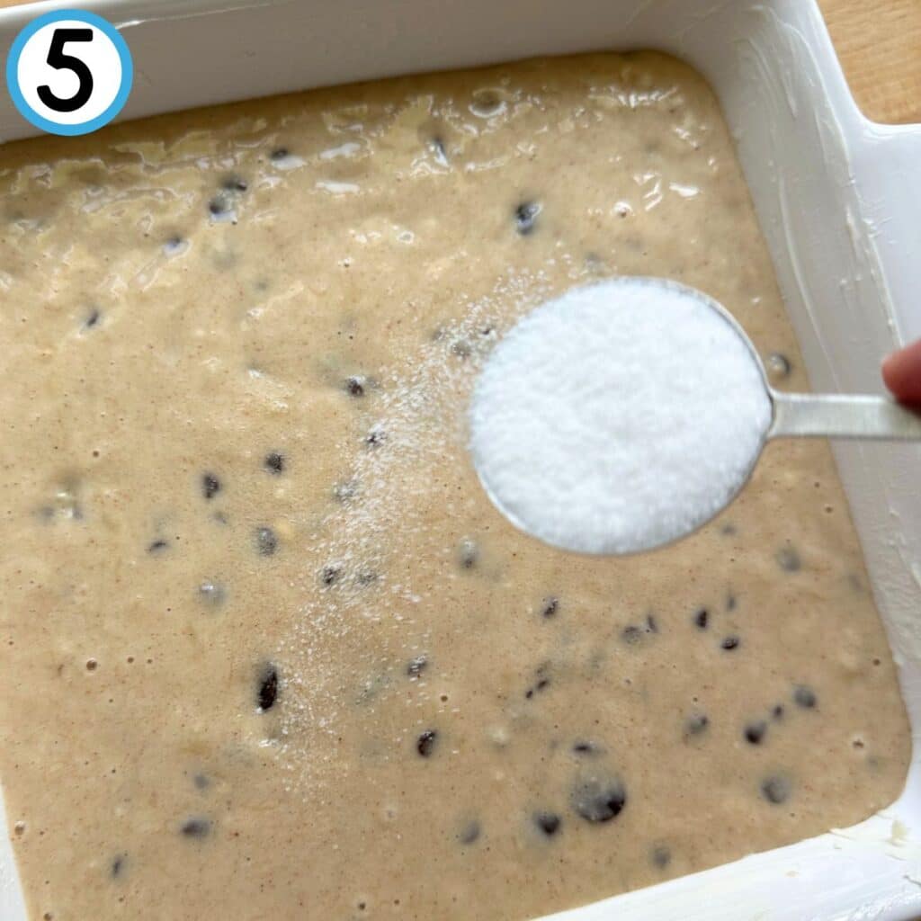 Vegan Chocolate Chip Banana Cake - Alternative Dish